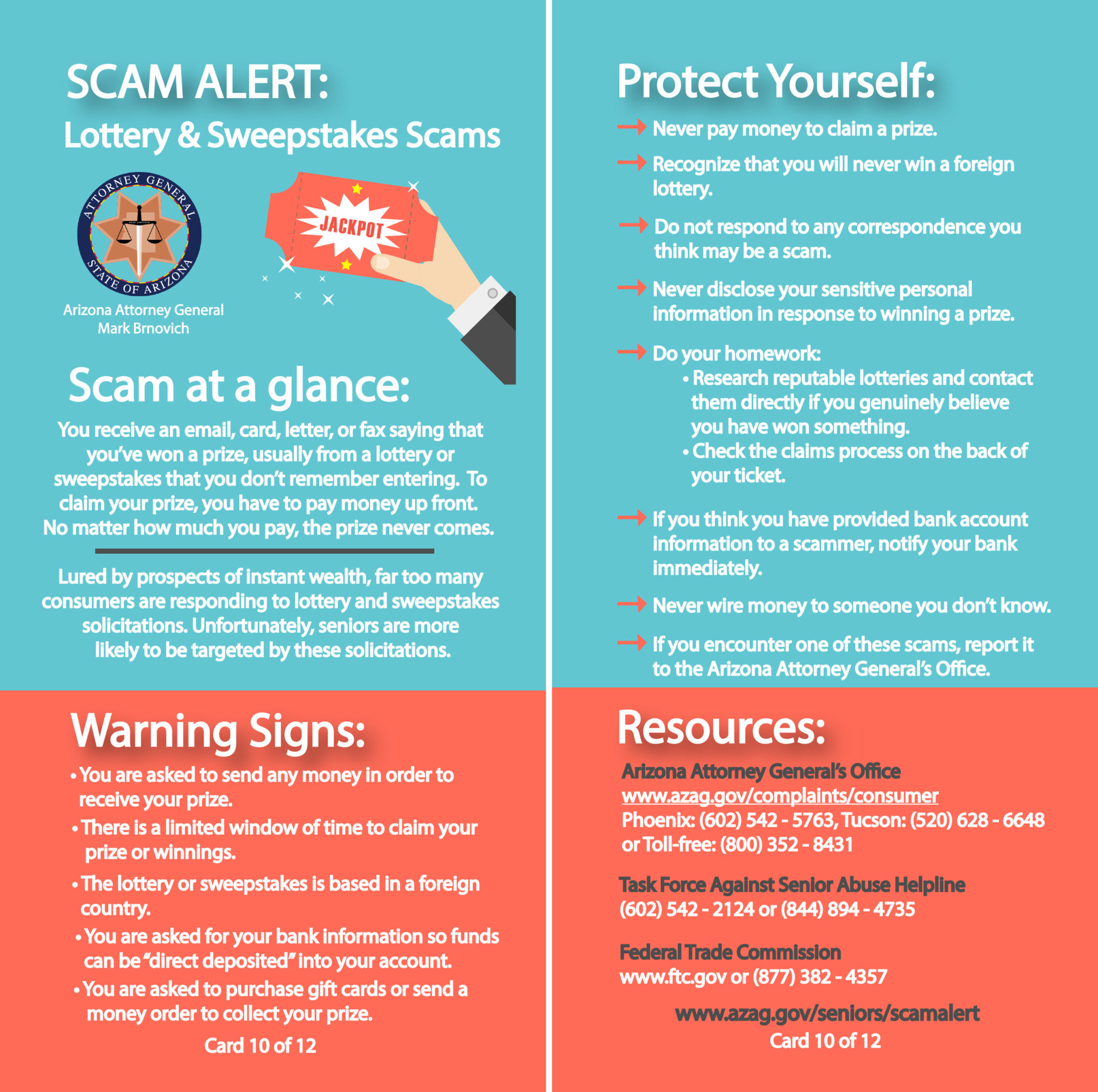 Lottery & Sweepstakes Scams - American Southwest Credit Union