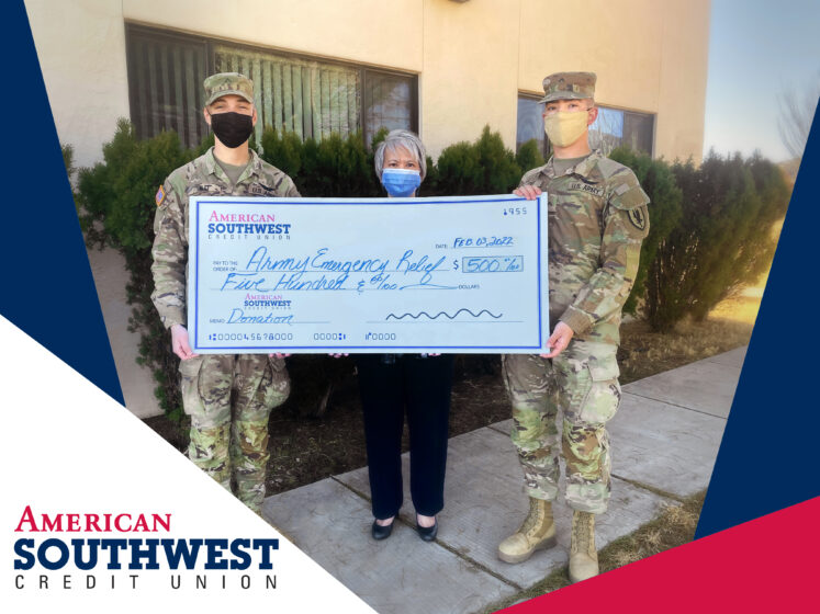 Army Emergency Relief Fund Donation - American Southwest Credit Union